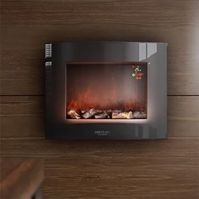 Elektrický krb na stěnu Cecotec Warm 2600 Curved Flames 2000W