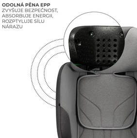 Kinderkraft Autosedačka i-Fix 40-150 cm Kinderfraft select Cool grey