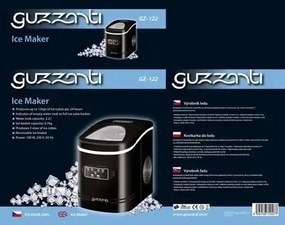 Guzzanti GZ 122 černá / Výrobník ledu / 100W / Nádoba na vodu | led: 2