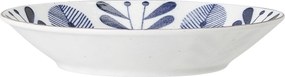 Hluboký talíř Camellia s modrým vzorem 18 cm bílý