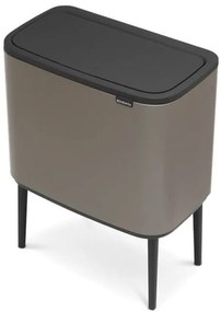 Brabantia BO Touch Bin 11+23L platinová