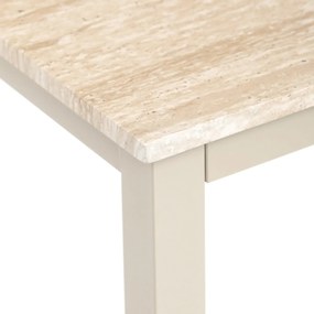 Jídelní stůl 110x70x75cm, mdf, travertin, GDT-202 TRV