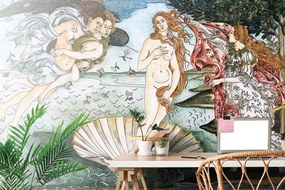 Tapeta reprodukce Zrození Venuše - Sandro Botticelli - 225x150 cm