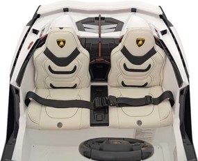 Elektrické autíčko Lamborghini SIAN bílé