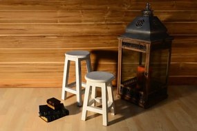 Divero 47296 Designová retro stolička VINTAGE vzhledu - výška 50 cm