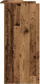 Recepční stůl starého dřeva 100x50x103,5 cm kompozitní dřevo 3324167