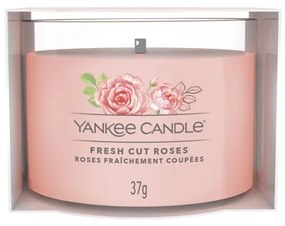 Yankee Candle votivní svíčka ve skle Fresh Cut Roses 37g