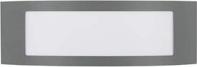 NV 9020933 Venkovní nástěnné svítidlo ZENITH tmavě šedý hliník akrylový difuzor proti oslnění E27 1x12W 220-240V bez žárovky IP44 - NOVA LUCE