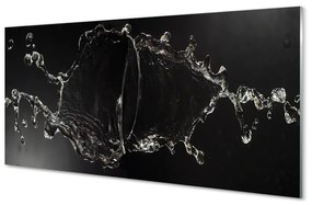akrylový obraz Tryskání vodní kapky 140x70 cm