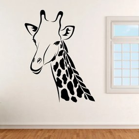 Žirafa Róza - vinylová samolepka na zeď 80x61cm