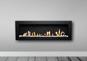 BIO FLAME biokrb Easy L Close černý 115x40 cm