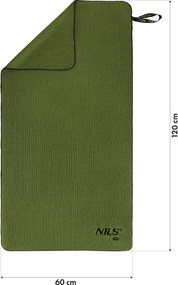 NCR15 KHAKI FROTÉ RUČNÍK NILS CAMP