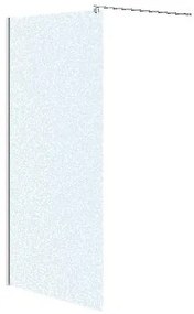 Cersanit Mille - Sprchová stěna Walk-In, 100x200 cm, chrom/čiré sklo S161-001