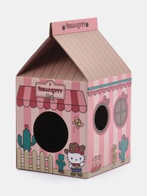 Sinsay - Kartonový domeček pro kočku Hello Kitty - růžová