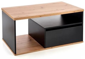 HALMAR PANTERA konferenční stolek dub votan/černý