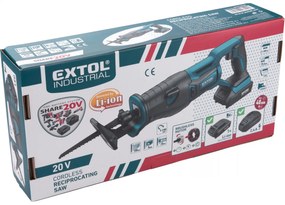 Aku pila ocaska EXTOL SHARE20V, BRUSHLESS, bez baterie a nabíječky