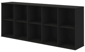 Černý modulární policový systém 169x69 cm Mistral Kubus - Hammel Furniture