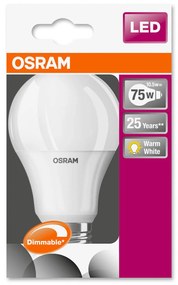 OSRAM LED žárovka E27 10,5W 827 Superstar stmívací