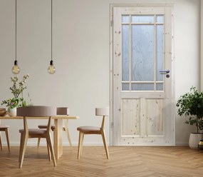 Interiérové dveře Radex LANDHAUS 6002/04-SF9 Šířka dveří: 80 cm, Otvírání dvěří: Levé