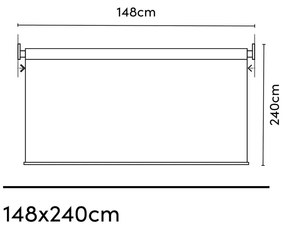 Platinum Roleta coolfit 150 cm Barva: Camel písková, Rozměr: 1,48x2,4m