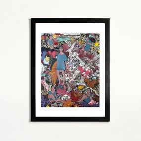 Yulia Novikova | Osvobození Rám: Černý, Velikost: 40 x 30 cm