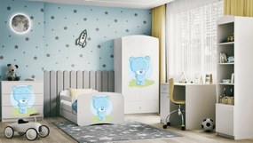 Dětská postel Babydreams medvídek bílá