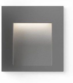 RENDL R12014 TESS LED venkovní světlo, zápustná do stěny IP54 stříbrnošedá