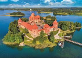 Puzzle trefl puzzle hrad trakai, litva 1000 dílků