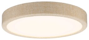 Paulmann 71052 Cosara, textilní stropní svítidlo s korónou, 15W LED 3000K, průměr 30cm, béžová, IP44