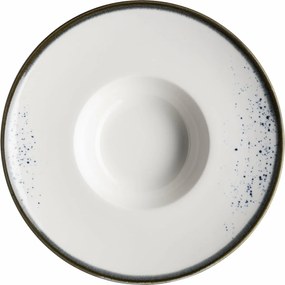 Mäser Gurmánský talíř Pintar White modré tečky 26 cm