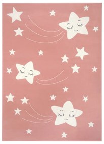 Dětský růžový koberec Hanse Home Adventures Stardust, 120 x 170 cm
