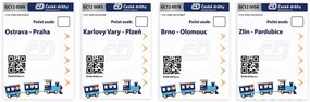 _Ostatní 1_ Výpravčí České Dráhy set čepice s plácačkou a píšťalkou na kartě 195462