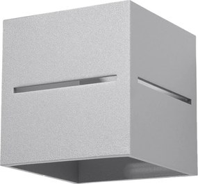 Sollux Lighting Nástěnné svítidlo LOBO šedé