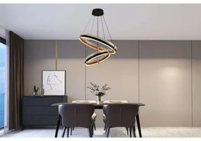 LED Stmívatelný lustr na lanku LED/140W/230V 3000-6500K + dálkové ovládání