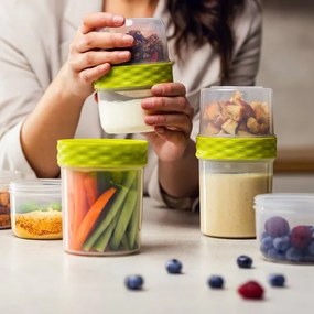 TESCOMA Dvoudílná dóza na potraviny 4FOOD, 500/350 ml