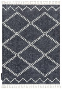 Dywany Łuszczów Kusový koberec Berber Asila B5970 grey and white ROZMĚR: 200x290