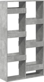 Dělicí stěna betonově šedá 100 x 33 x 175 cm kompozitní dřevo 3309576