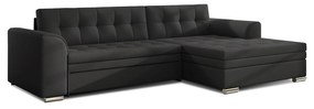 Eltap Rohová sedací souprava Conforti Materiál a barva potahu: Soft 11 - černá, Orientace: pravá