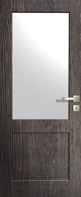 Interiérové dveře vasco doors LISBONA model 7 Průchozí rozměr: 70 x 197 cm, Orientace dveří: Levé dveře, Dekor: Dub kartáčovaný