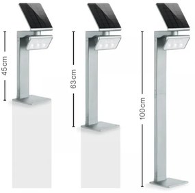 STEINEL 671211 - Solární senzorový LED reflektor XSolar GLS 0,5W/LED IP44