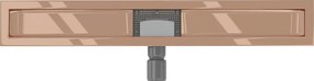 Mexen Flat tělo pro liniový odtok 70 cm, růžové zlato - 1615070