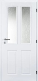 Doornite Achilles Interiérové dveře 70 P, 746 × 1983 mm, lakované, pravé, bílé, prosklené