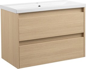 Comodo Koupelnová skříňka s keramickým umyvadlem Arwood DL 80