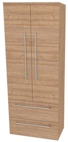 Mereo Mereo, Bino, koupelnová skříňka vysoká 163 cm, dvojitá, Multidecor, CN699LSW1