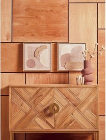 3D obrazy v sadě 2 ks s rámem/na plátně 40x40 cm Astratto – Premier Housewares