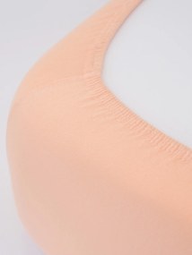 MK Lůžkoviny Jersey prostěradlo Classic 90 x 200 cm – lososová