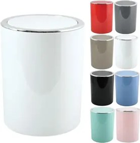 MSV KAMAKA výklopný odpadkový koš 6 L bílý / plast