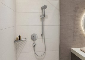 Hansgrohe AddStoris, košík do rohu, chromová, HAN-41741000