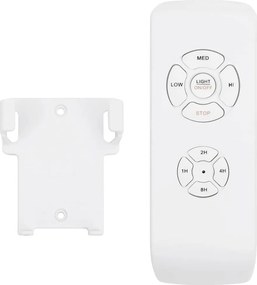 vidaXL Stropní ventilátor světlo a dálkový ovladač 108 cm světle hnědý [51491] Barva: tmavě hnědá