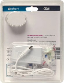 LED pásek DPM CDA1 pod postel 120cm, 3000K, 2,5W, čidlo